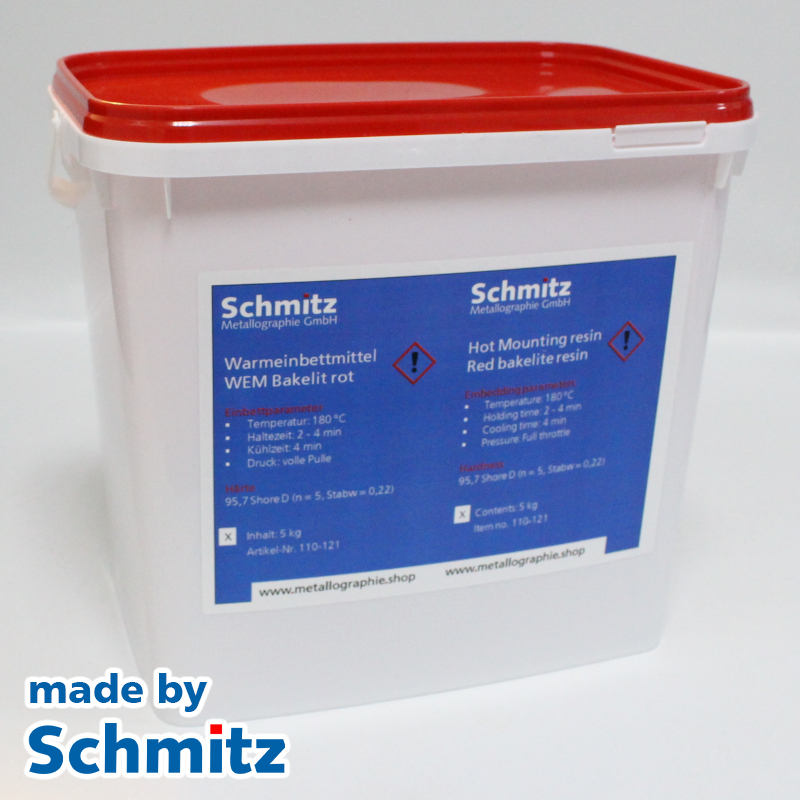 Les résines d'enrobage à chaud de Schmitz-Metallographie, 78,41